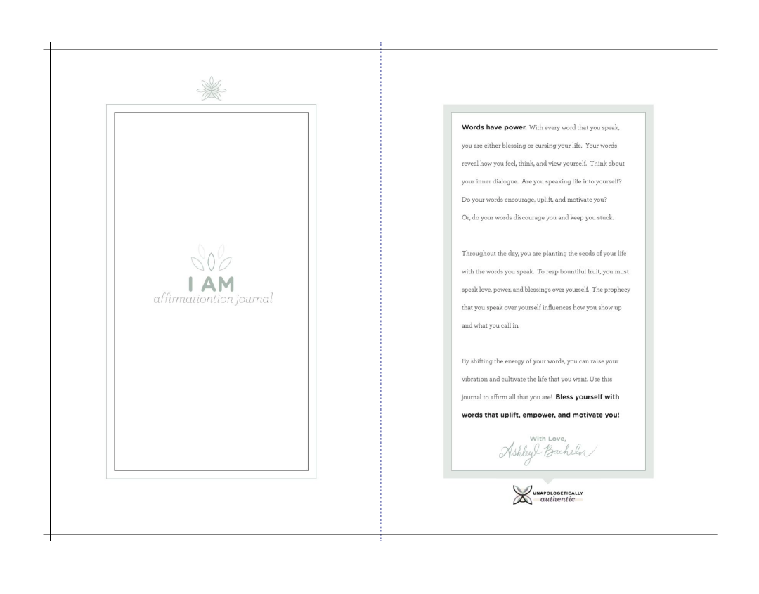 I AM Journal – Unapologetically Authentic by Ashley Bachelor